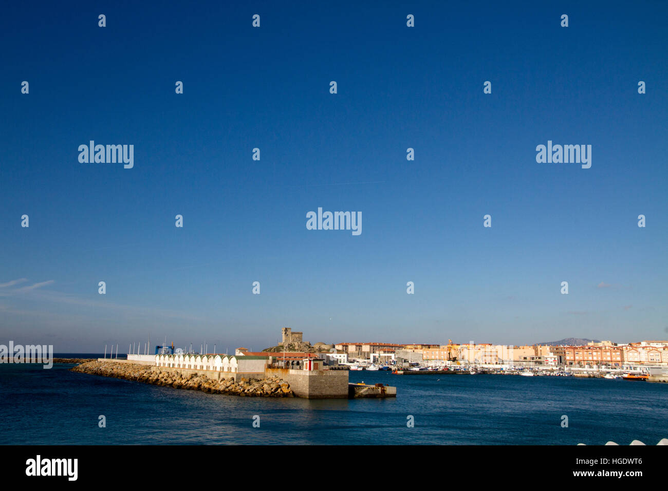 Tarifa Andalusia Spain port Stock Photo - Alamy