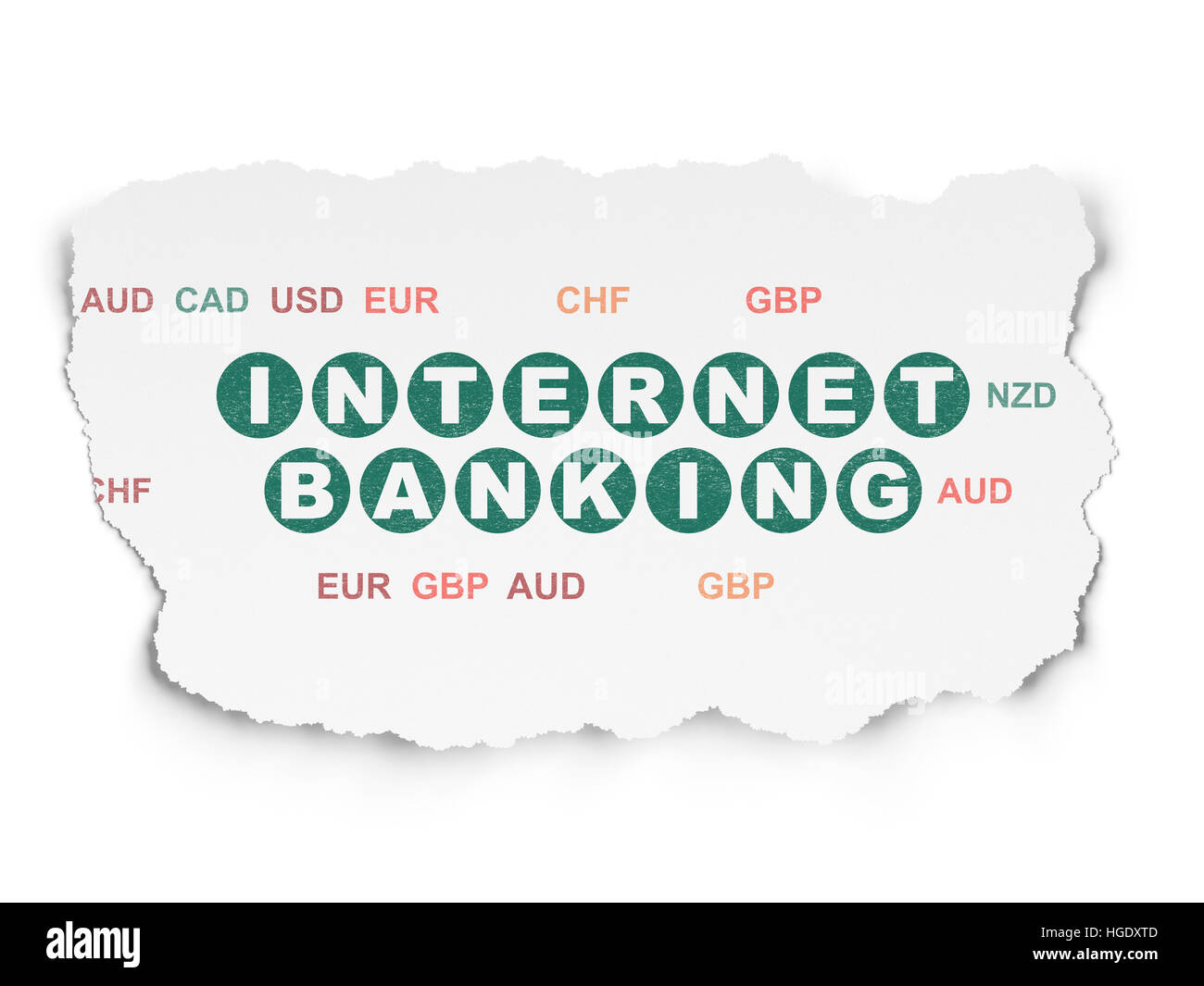 Banking concept: Internet Banking on Torn Paper background Stock Photo ...