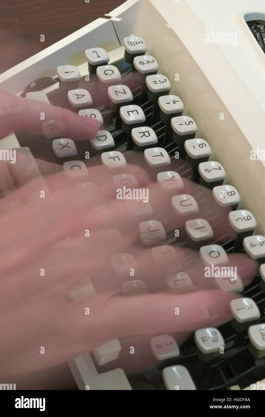 Hand fingers typing hi-res stock photography and images - Alamy