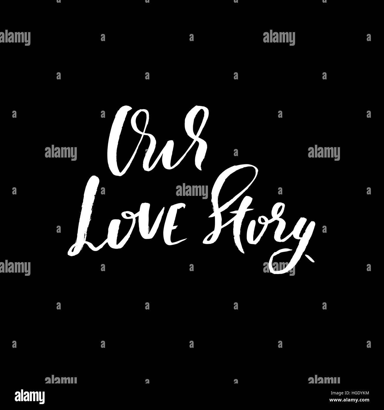 Hand Lettered Inspirational Quote Hand Brushed Ink Lettering Modern