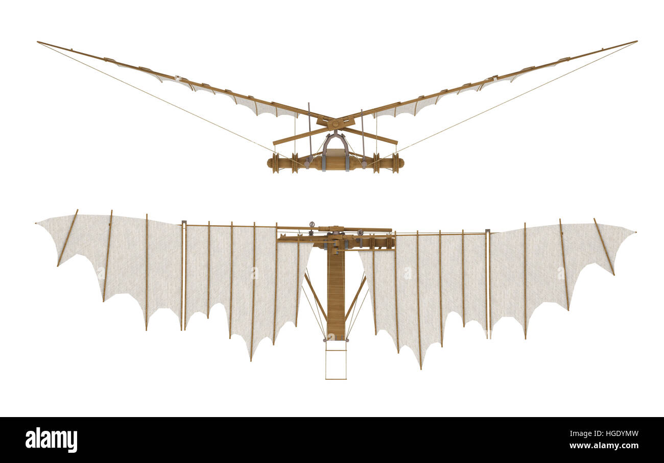Leonardo da vinci flying machine hi-res stock photography and images ...