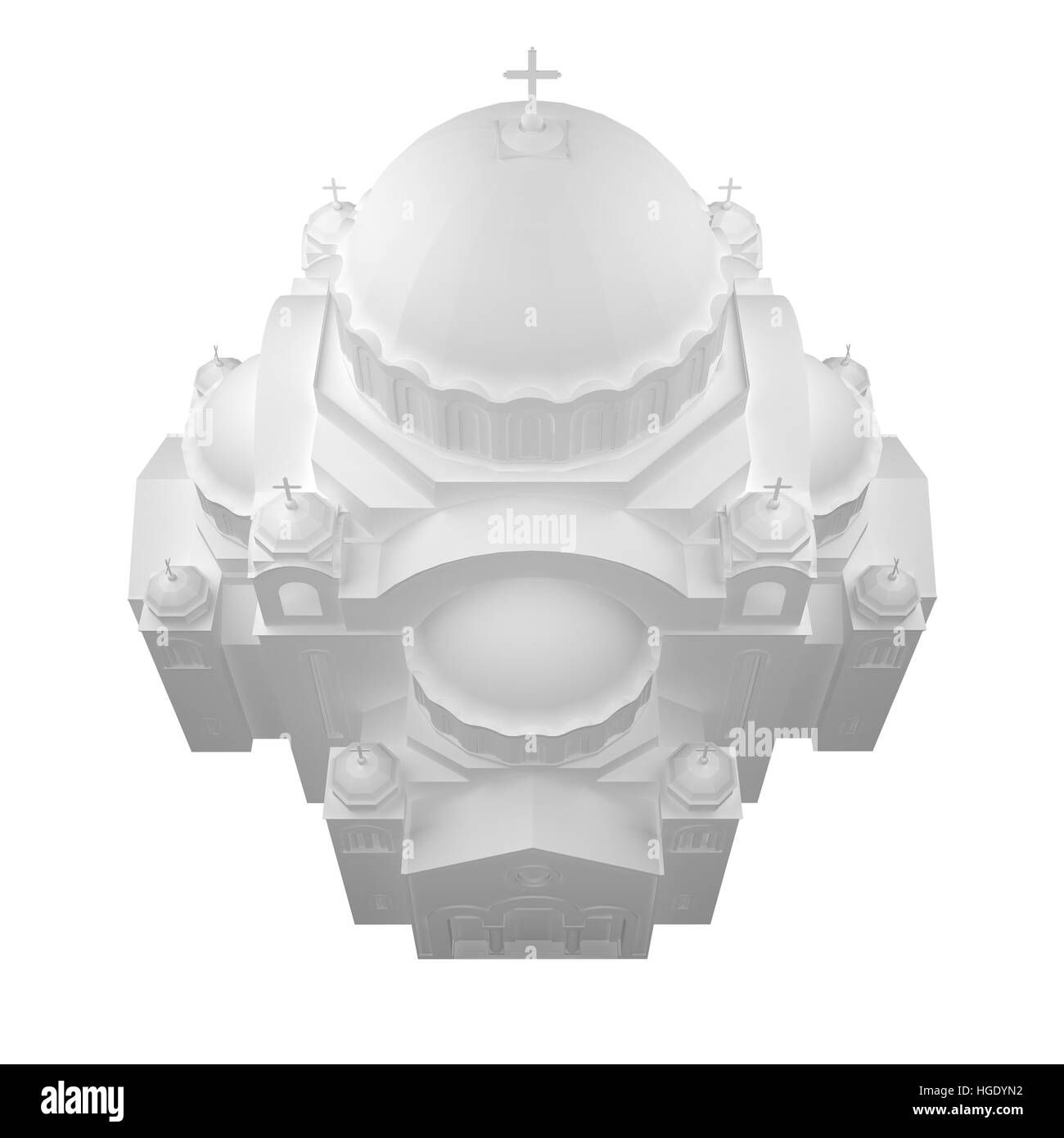 White church and cathedral Cut Out Stock Images & Pictures - Alamy