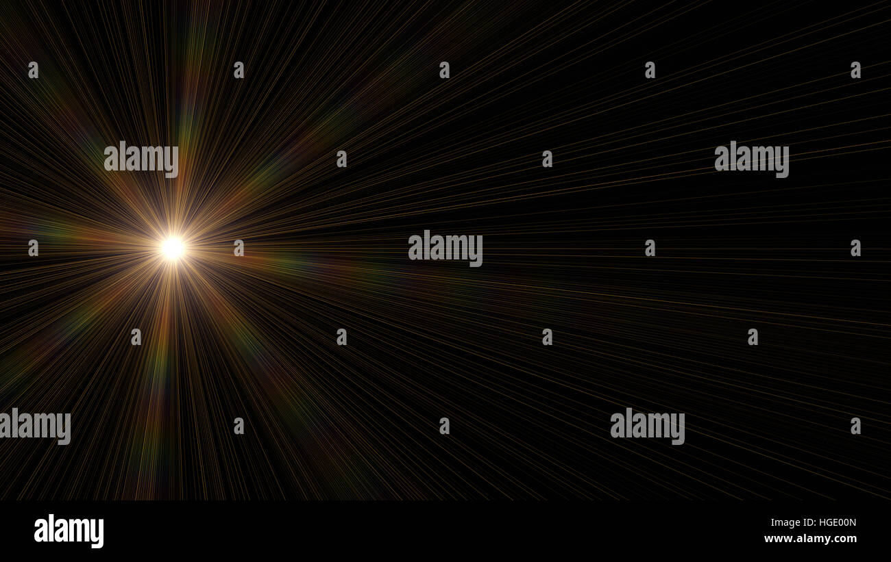 Futuristic technology light flare illustration Stock Photo - Alamy