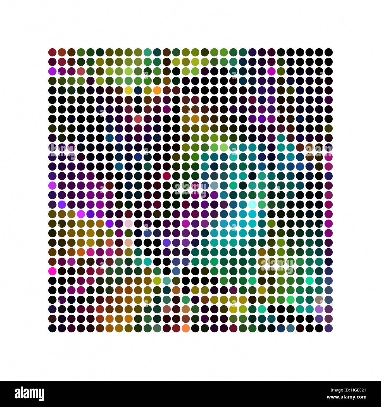 Orange dot pattern background design Cut Out Stock Images & Pictures ...