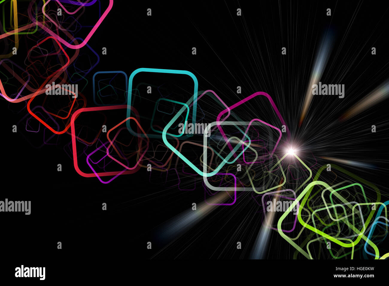 Abstract square background design with light Stock Photo - Alamy