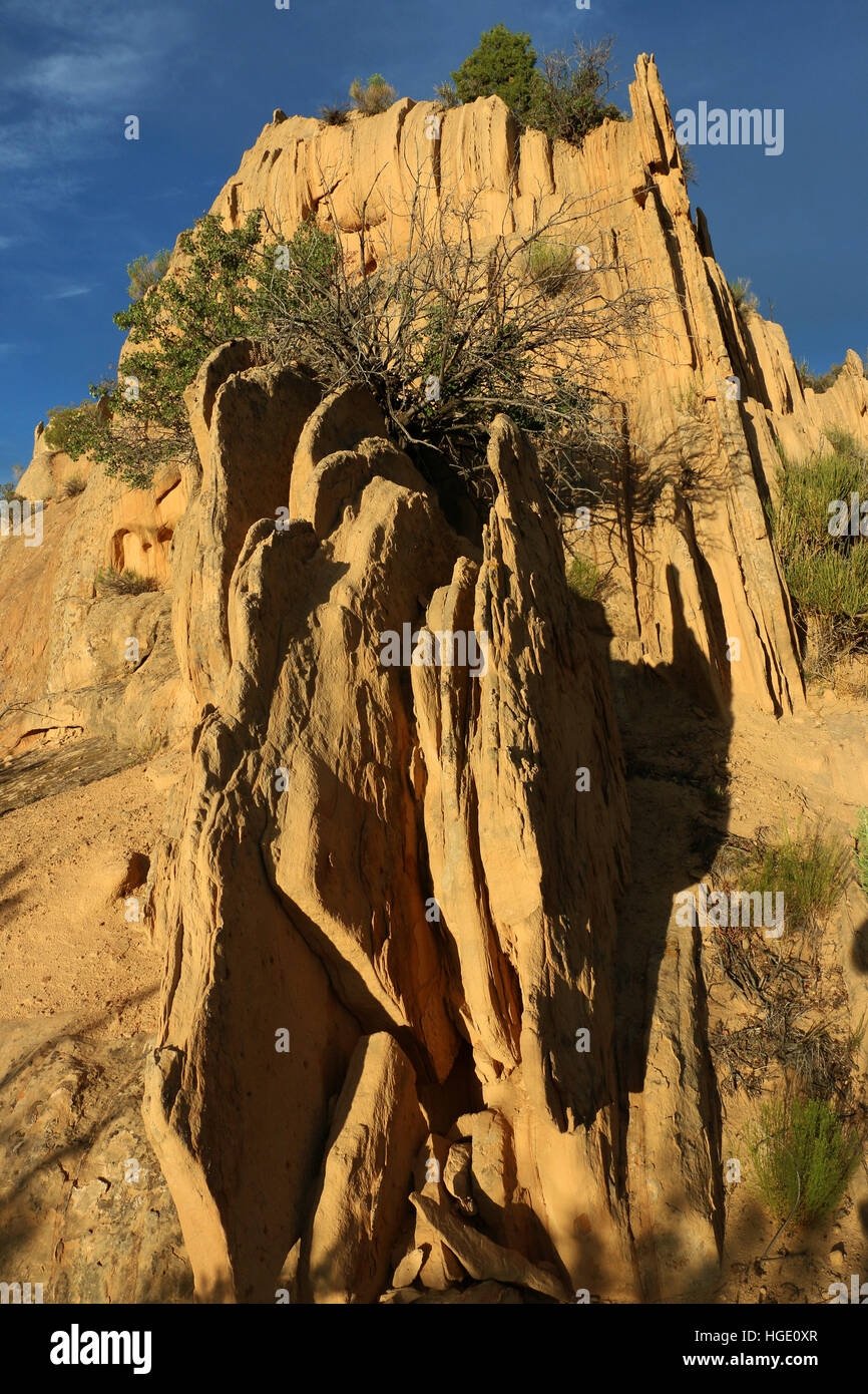 Tilted rock layers Dinosaur National Monument Utah Stock Photo - Alamy