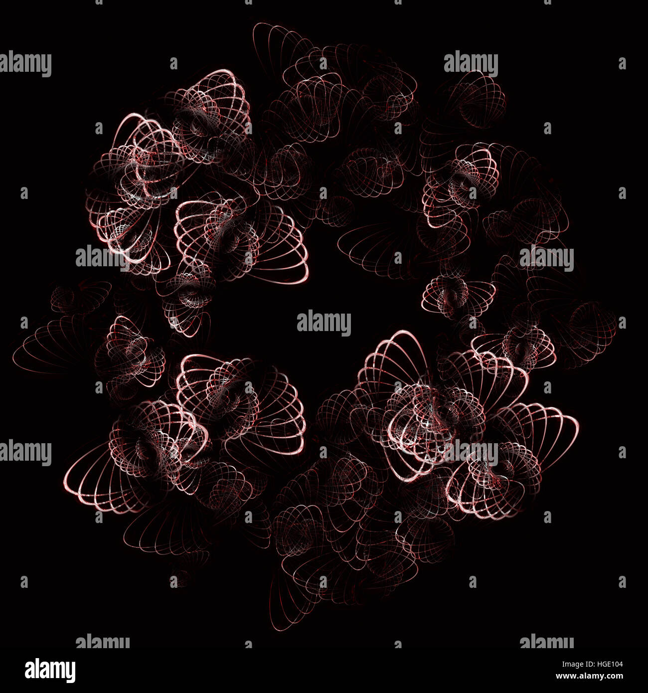 Wonderful abstract illustrated glass object Stock Photo - Alamy