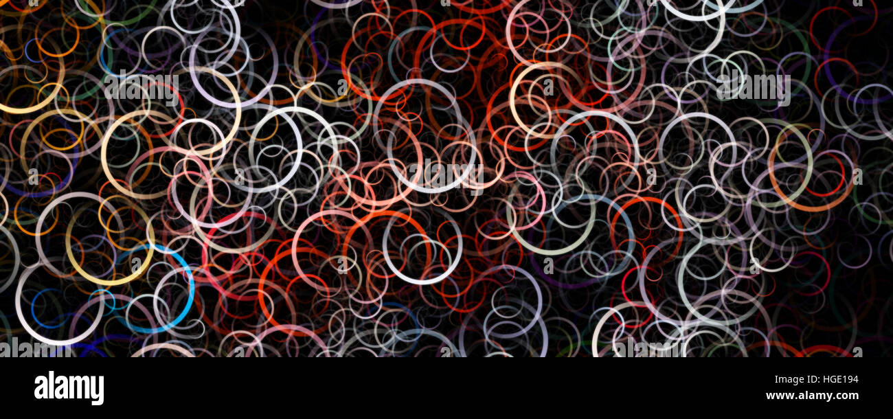 Fantastic elegant panorama circle background design illustration Stock ...