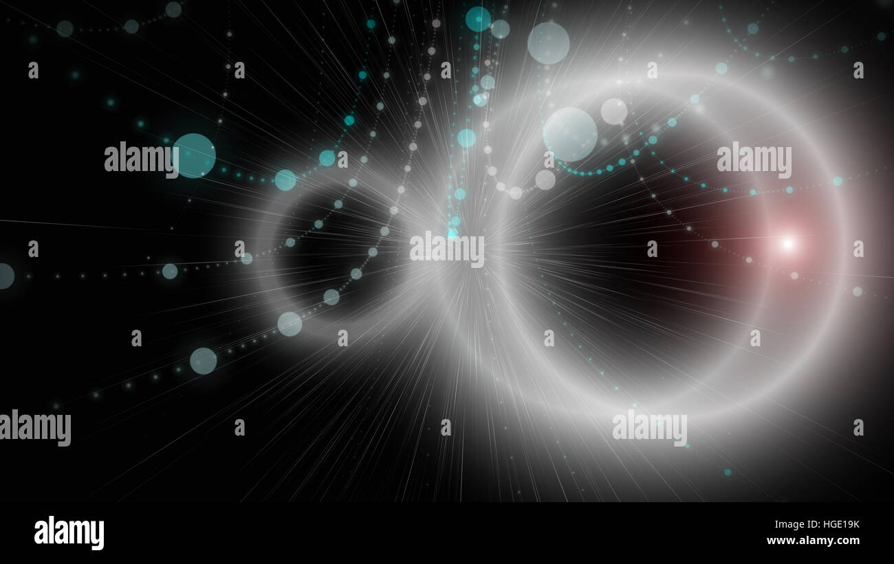 Futuristic particle background design illustration with lights Stock ...