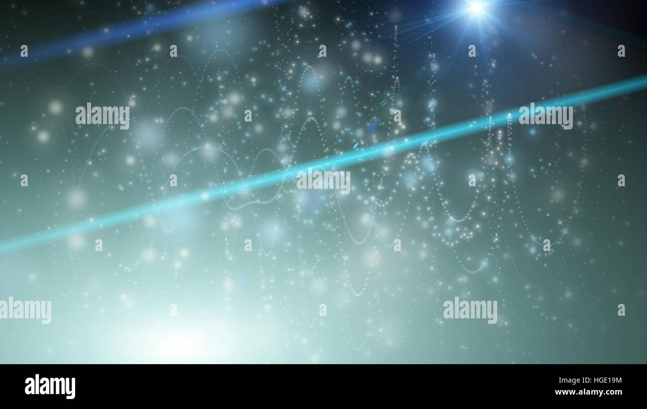 Futuristic eco particle background design illustration with lights ...