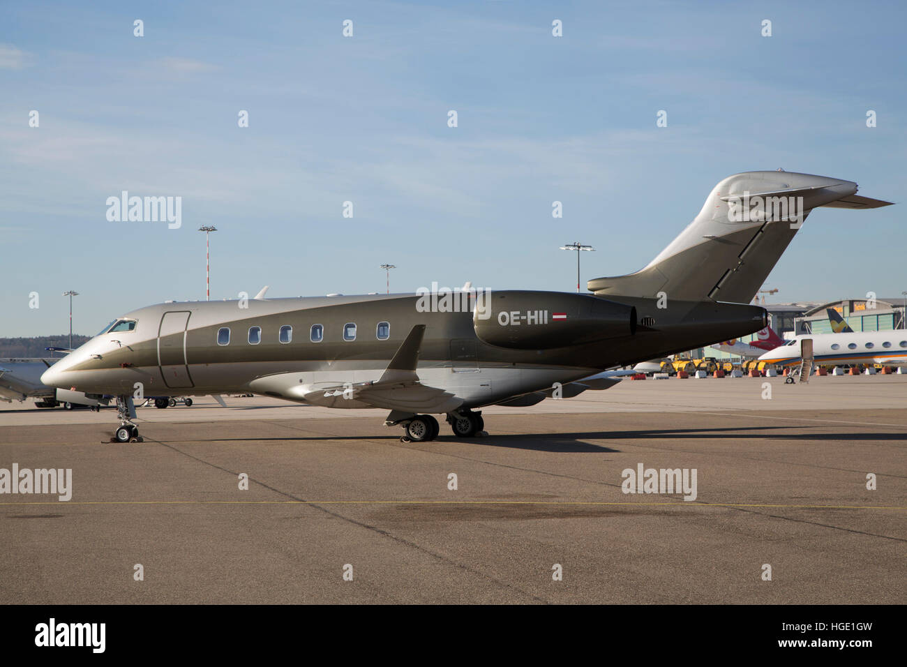 Private jets at Stuttgart Airport in Stuttgart, Germany Stock Photo - Alamy