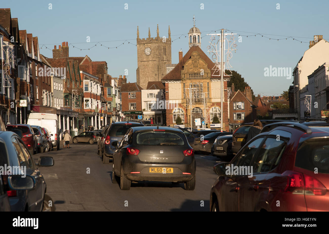 Marlborough town centre a market town in Wiltshire England UK Stock ...