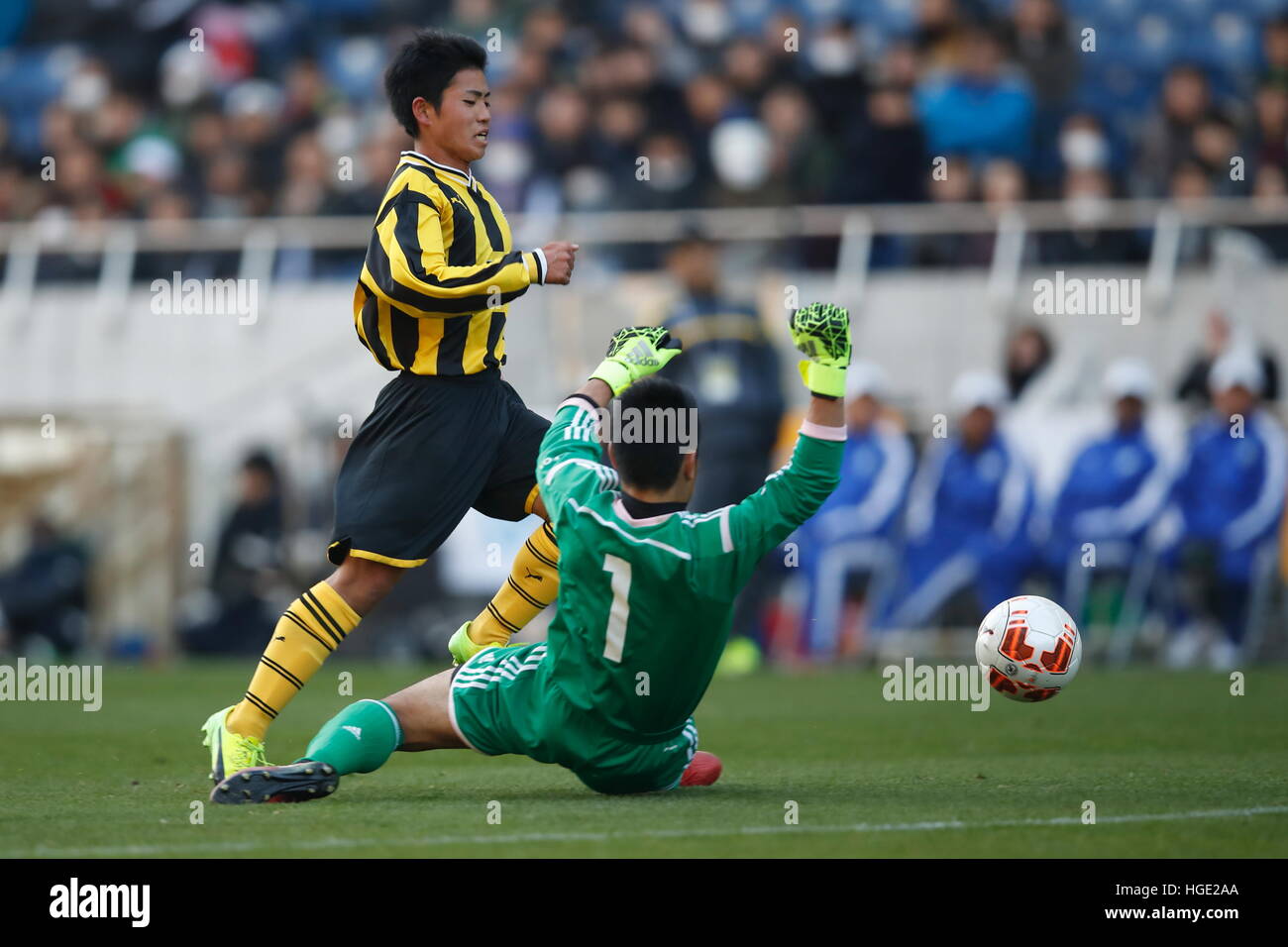 Saitama, Japan. 7th Jan, 2017. Riku Ijima () Football/Soccer : 95th All ...