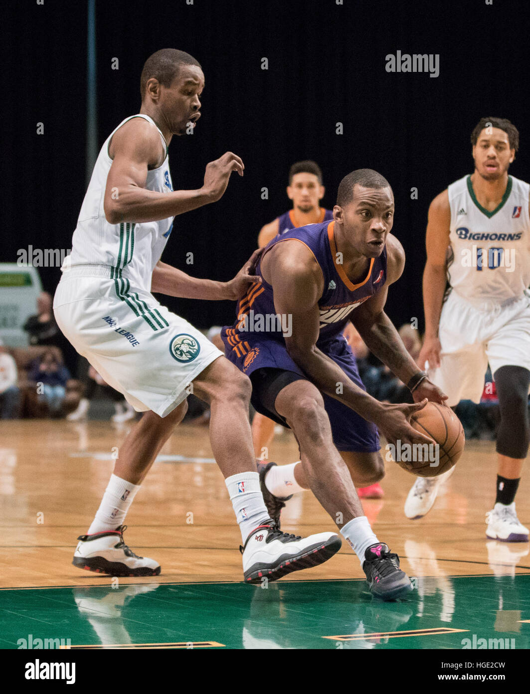 Reno, Nevada, USA. 7th Jan, 2017. Northern Arizona Suns Guard ELIJAH ...