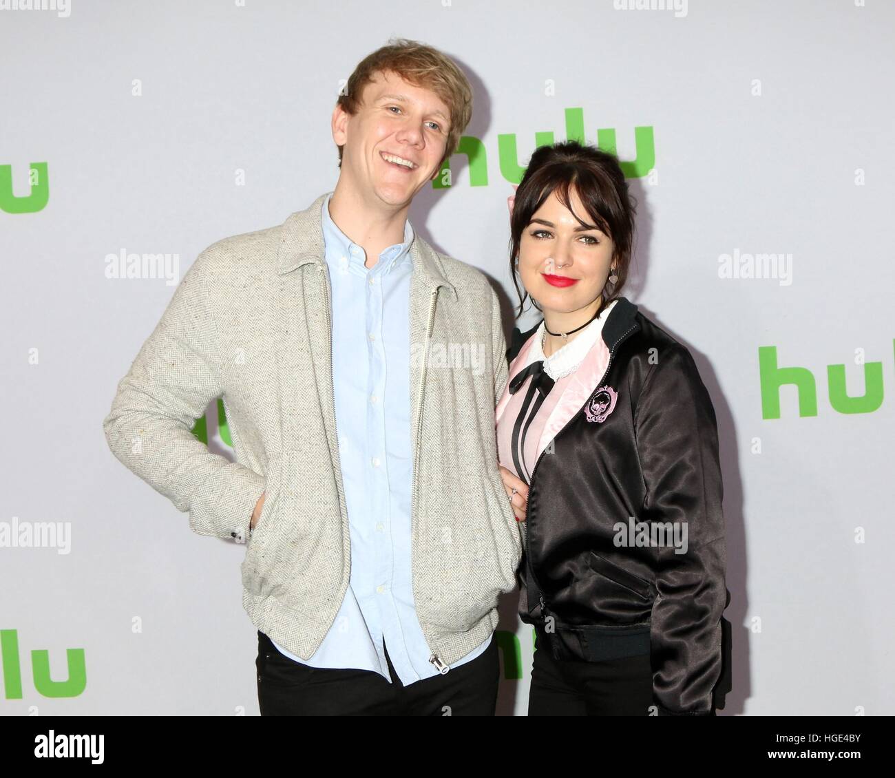 Los Angeles, CA. 7th Jan, 2017. Josh Thomas, Emily Barclay at arrivals ...