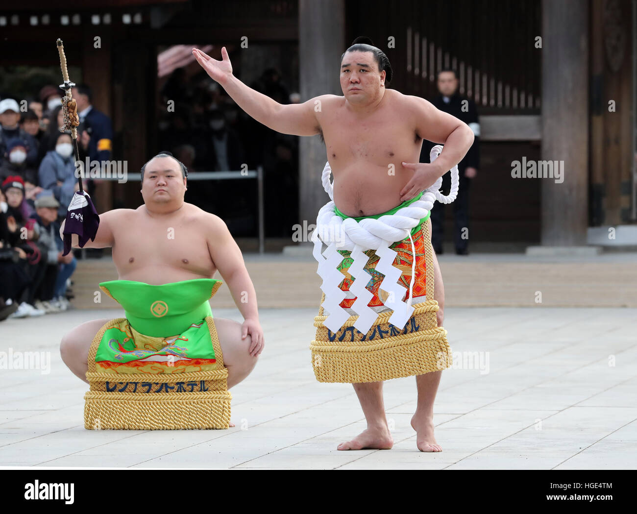 January 6, 2017, Tokyo, Japan - Sumo grand champion "yokozuna ...