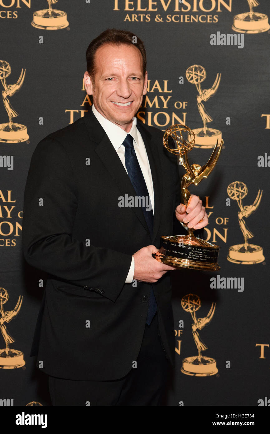 Las Vegas, Nevada, USA. 07th Jan, 2017. Steve Canepa of IBM accepts the ...