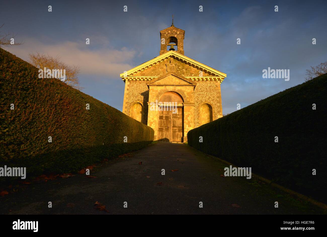 Georgian Church of St Mary the Virgin in Glynde Place, East Sussex ...