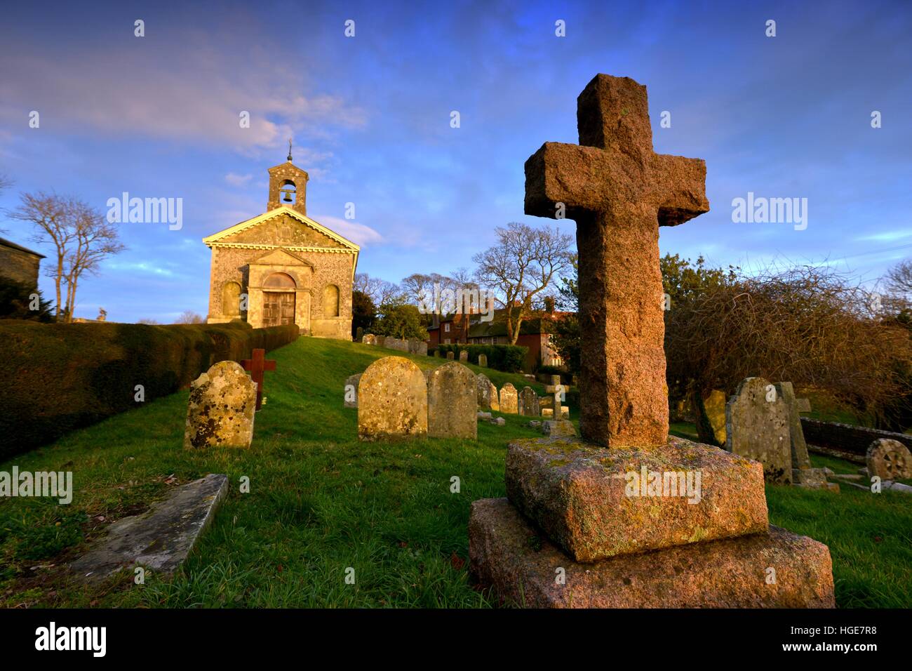 Georgian Church of St Mary the Virgin in Glynde Place, East Sussex ...