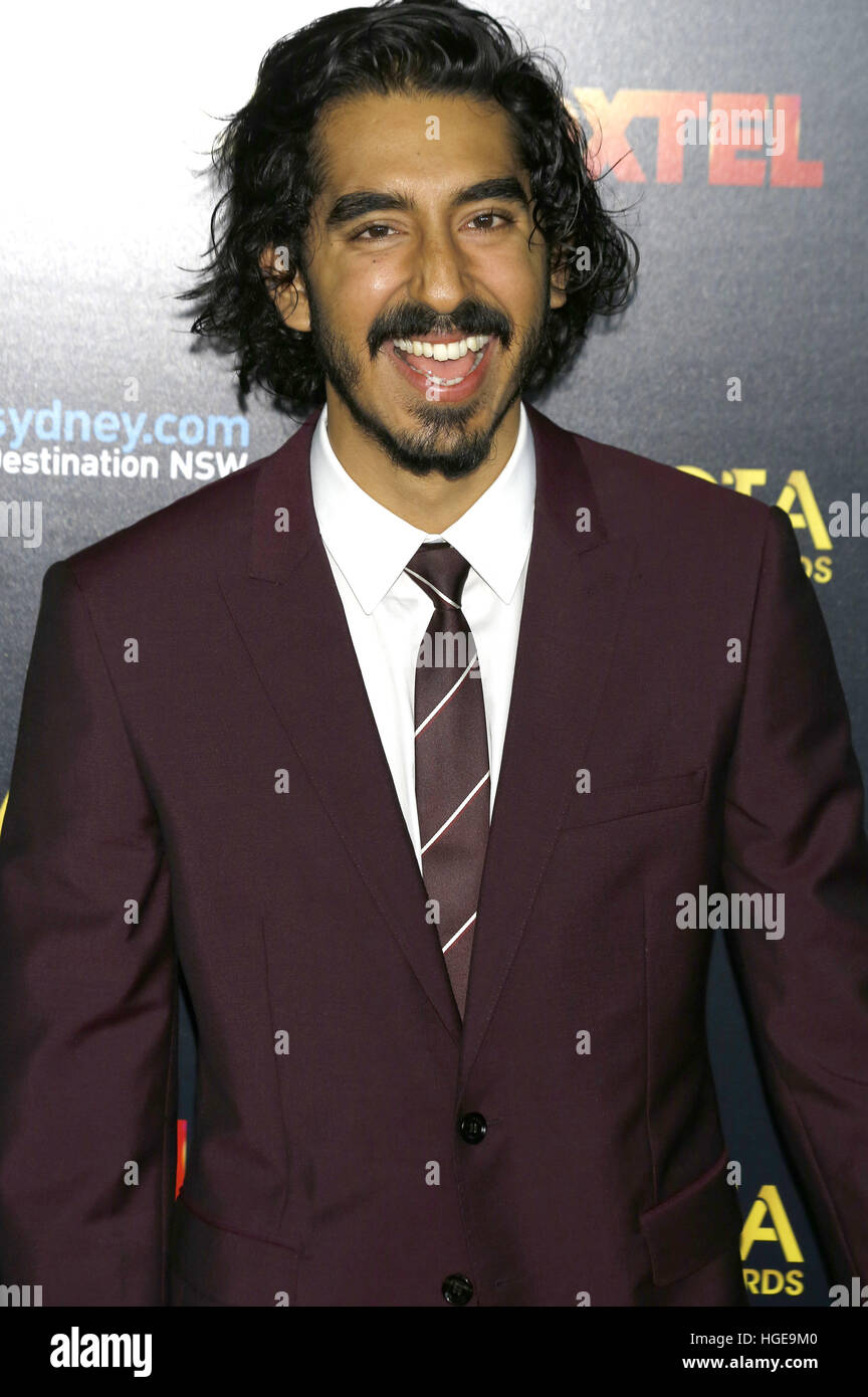 Los Angeles, California. 6th Jan, 2017. Dev Patel attends the 6th AACTA ...