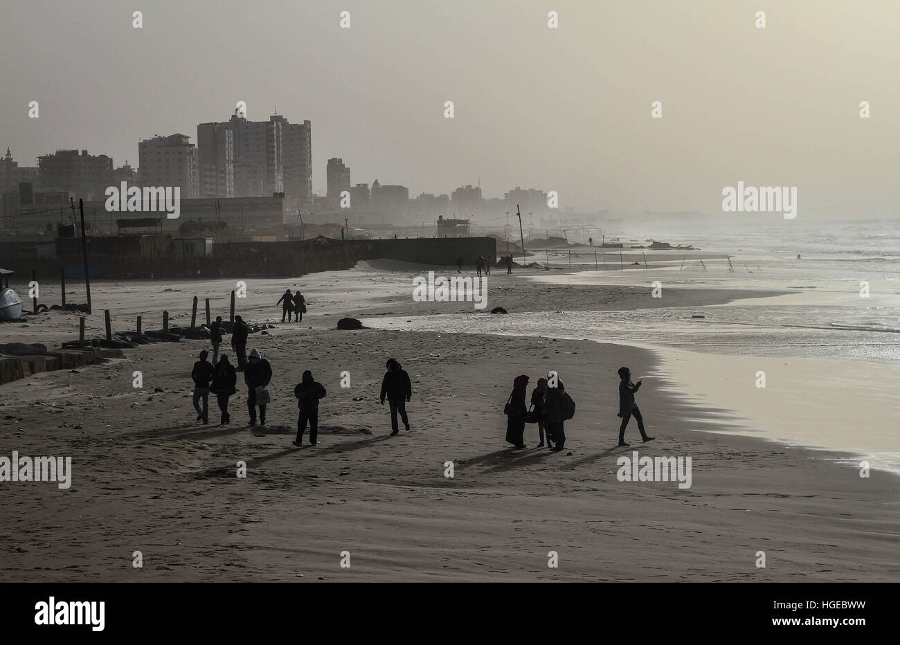 Gaza, Gaza Strip, Occupied Palestinian Territory. 8th Jan, 2017 ...
