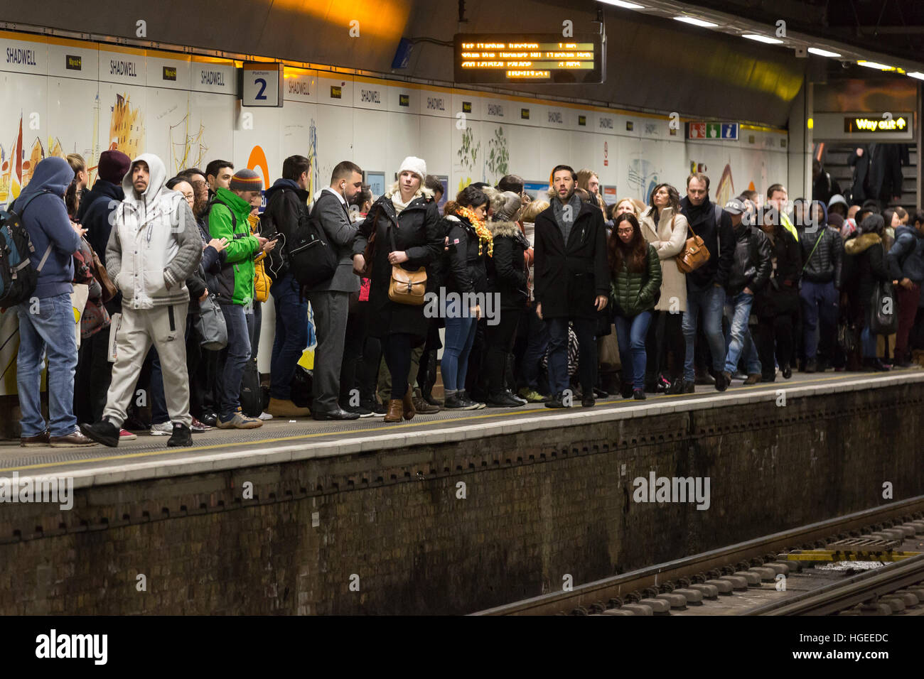 Crowded overground train hi-res stock photography and images - Alamy