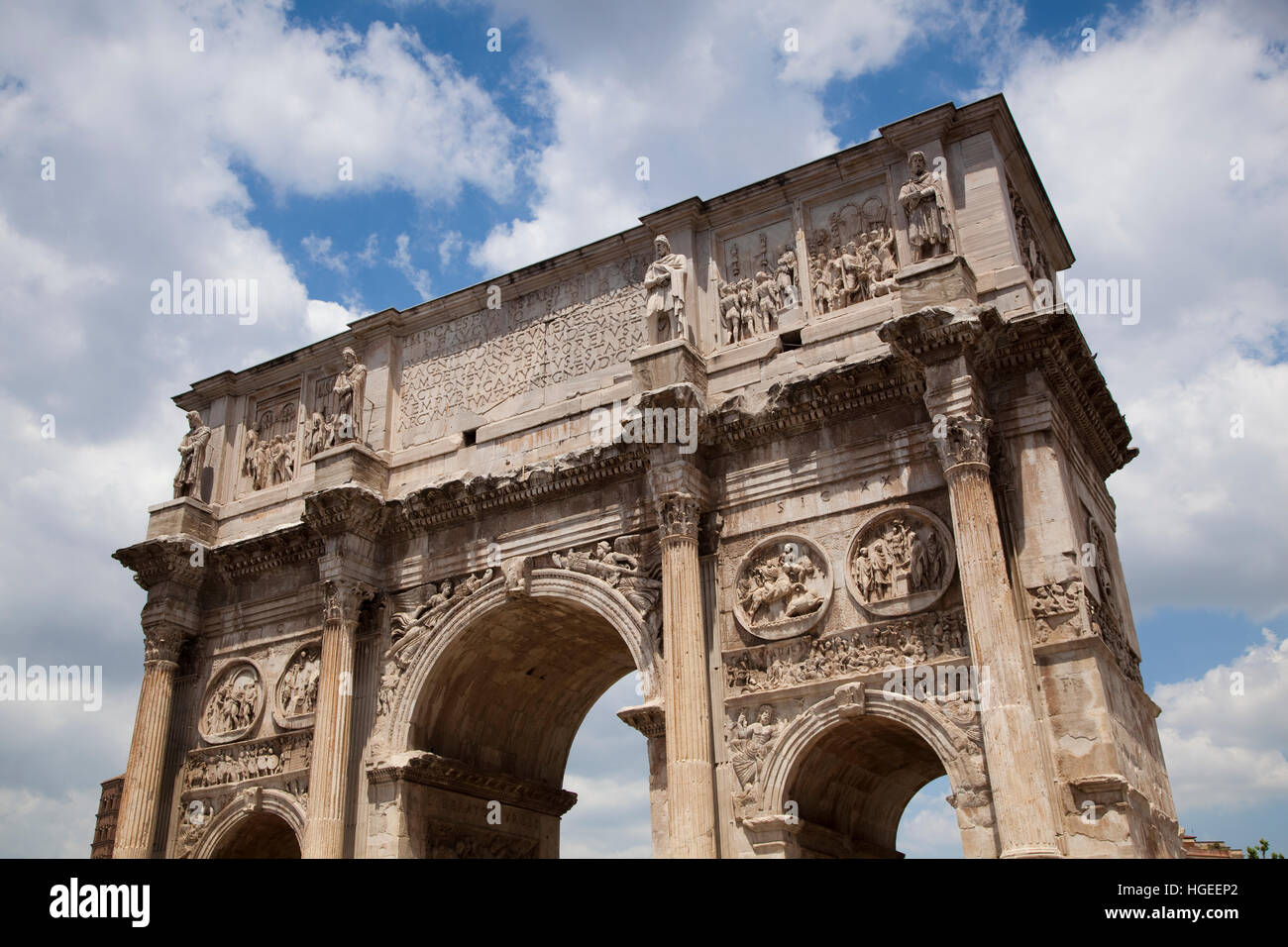 Famous Arch in Rome Stock Photo - Alamy