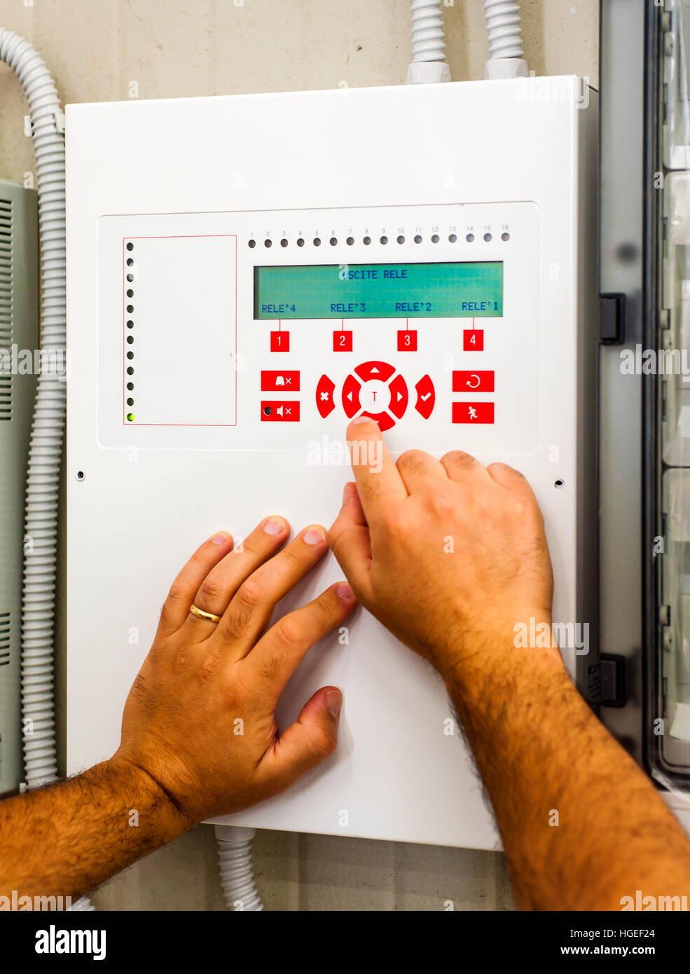 Emergency break glass box hi-res stock photography and images - Alamy