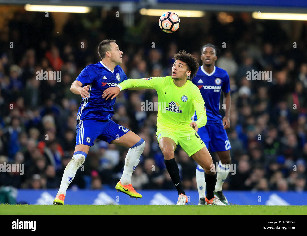 Chelseas john terry during the emirates fa cup hi-res stock photography ...