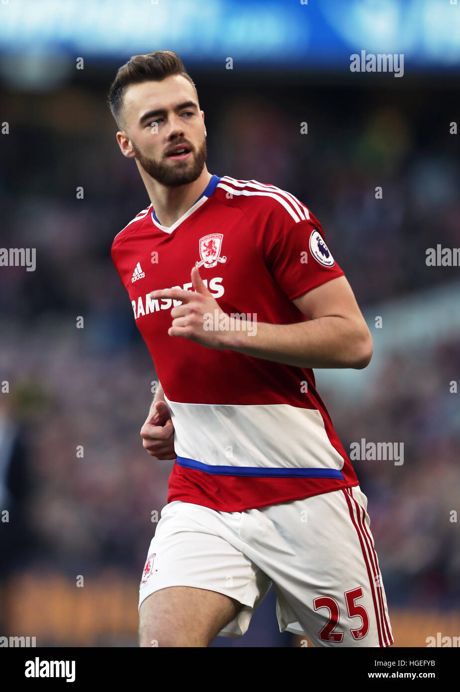 Middlesbrough's Calum Chambers during the Emirates FA Cup, Third Round ...