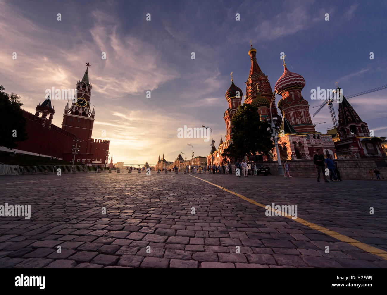 Red Square view (Moscow Stock Photo - Alamy