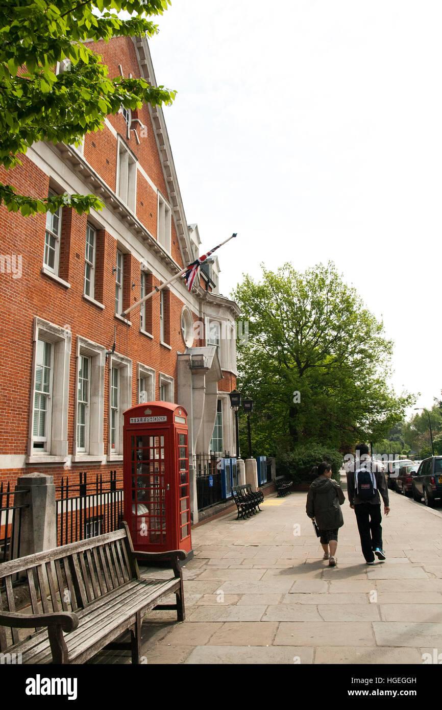View past Hampstead Police Station, North London Stock Photo - Alamy