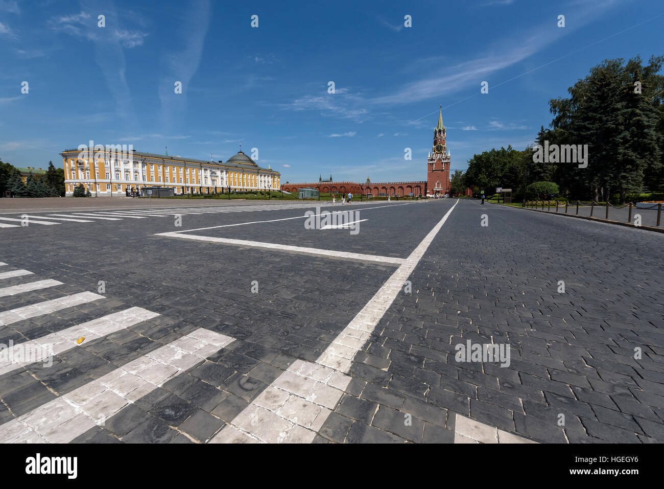 Interior of Kremlin walls (Moscow Stock Photo - Alamy
