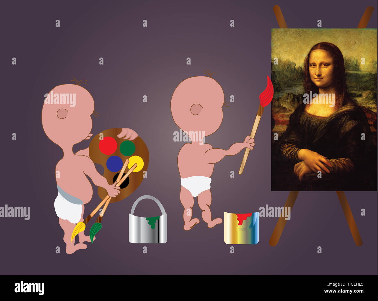 Ambitious painting hi-res stock photography and images - Alamy