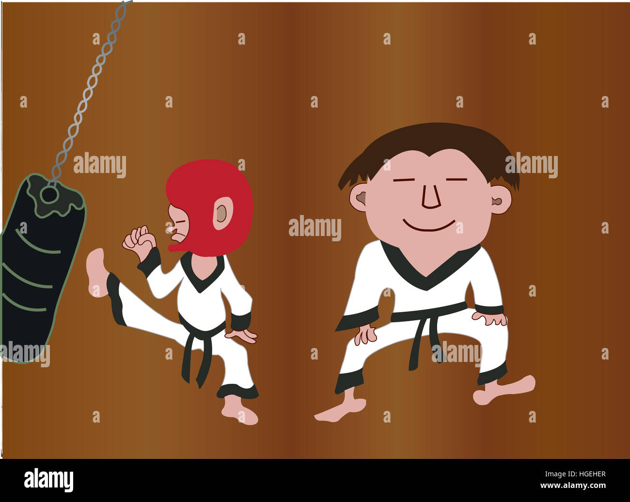 Karate kids hi-res stock photography and images - Alamy