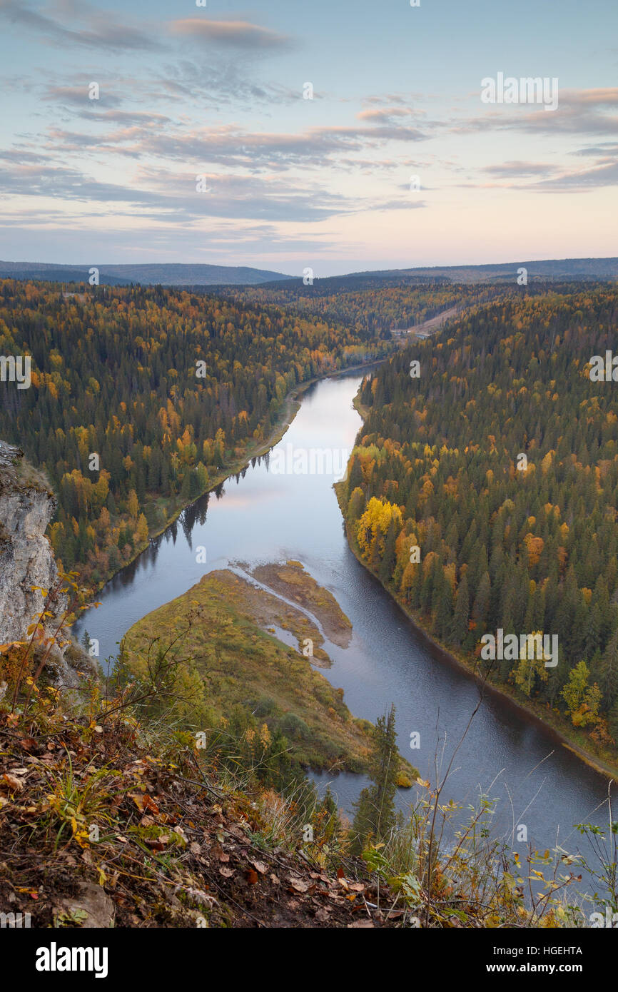autumn,dawn,sunlight,forest,fog,mist,nature, sunset,russian nature ...