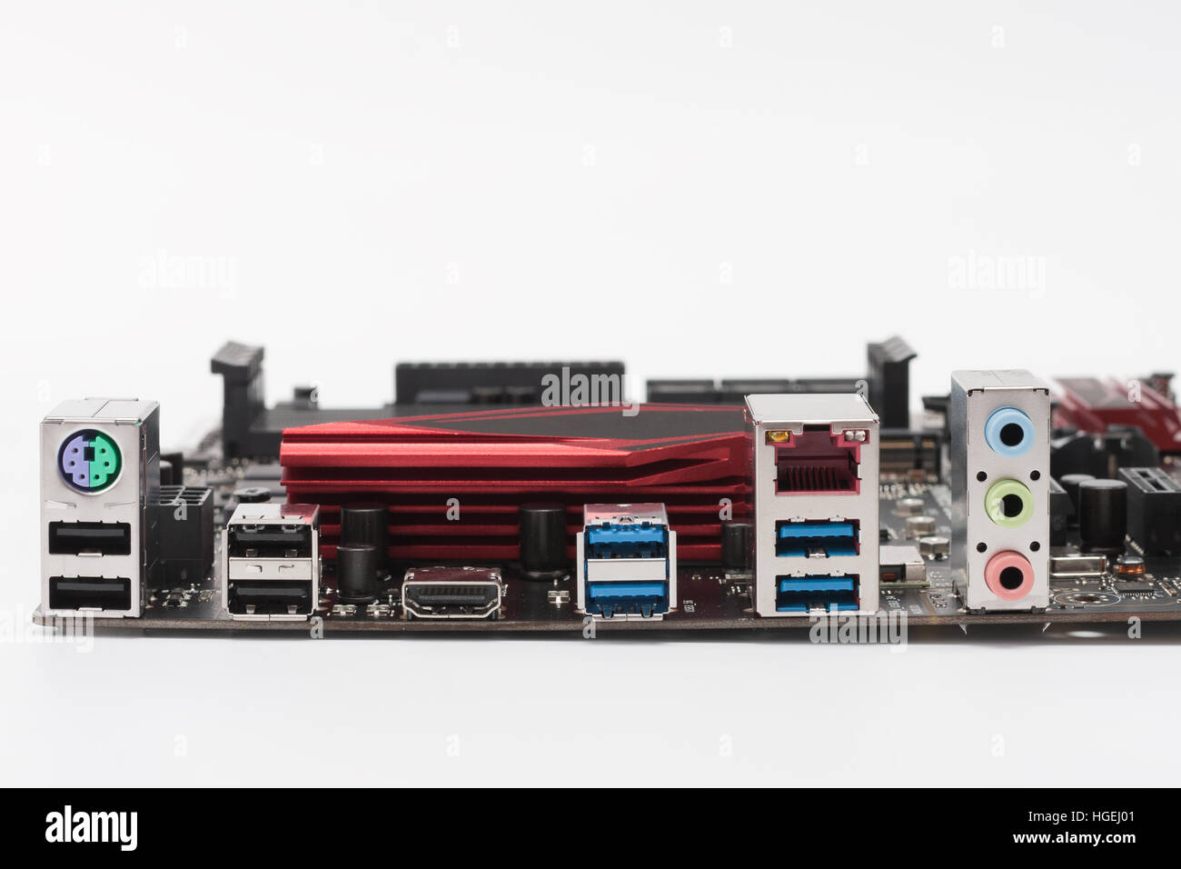 Mouse port, USB 2.O, HDMI connector, USB 3.O , RJ45 Network port, Audio ...