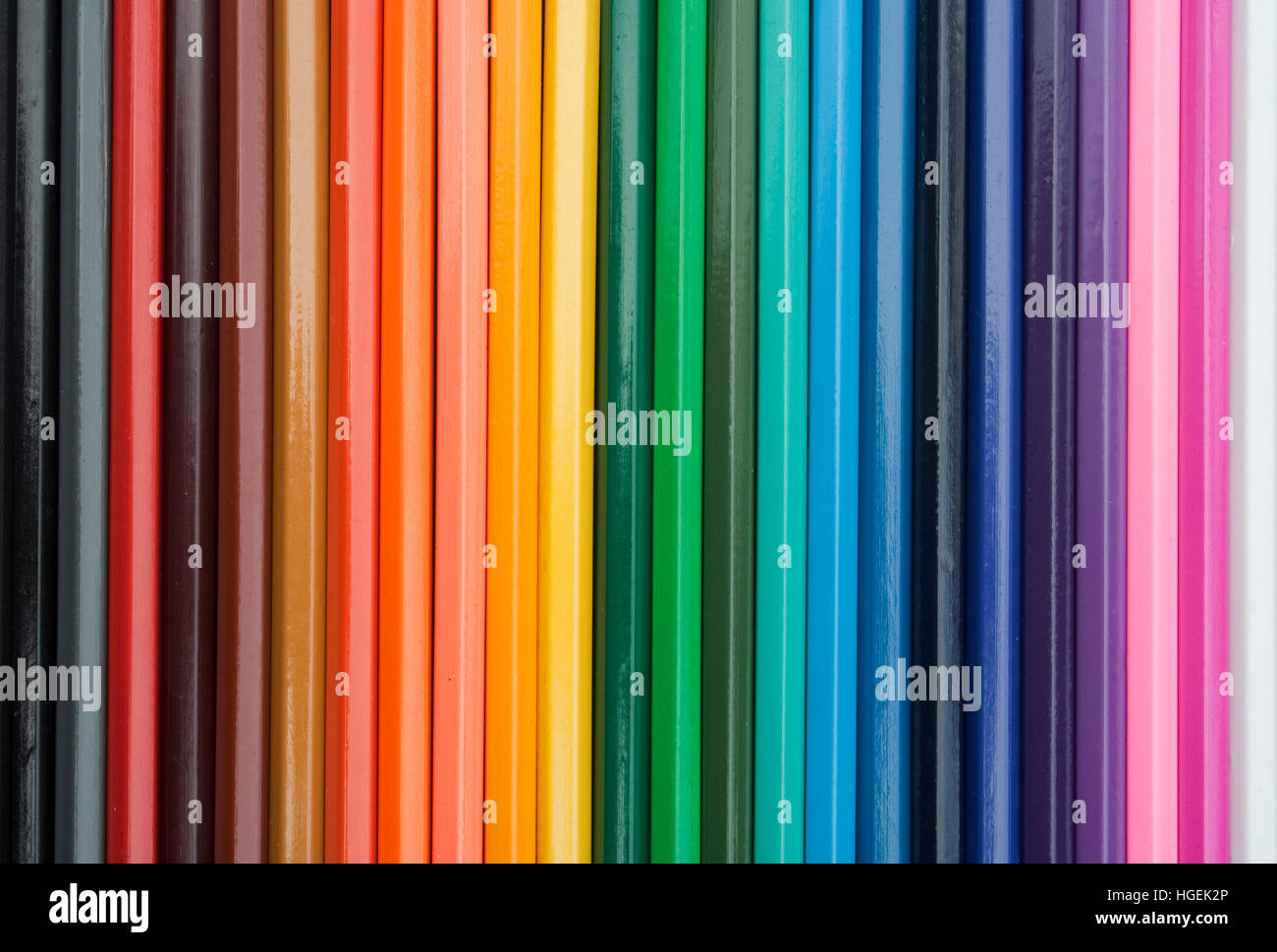 Set of coloured pencils Stock Photo - Alamy