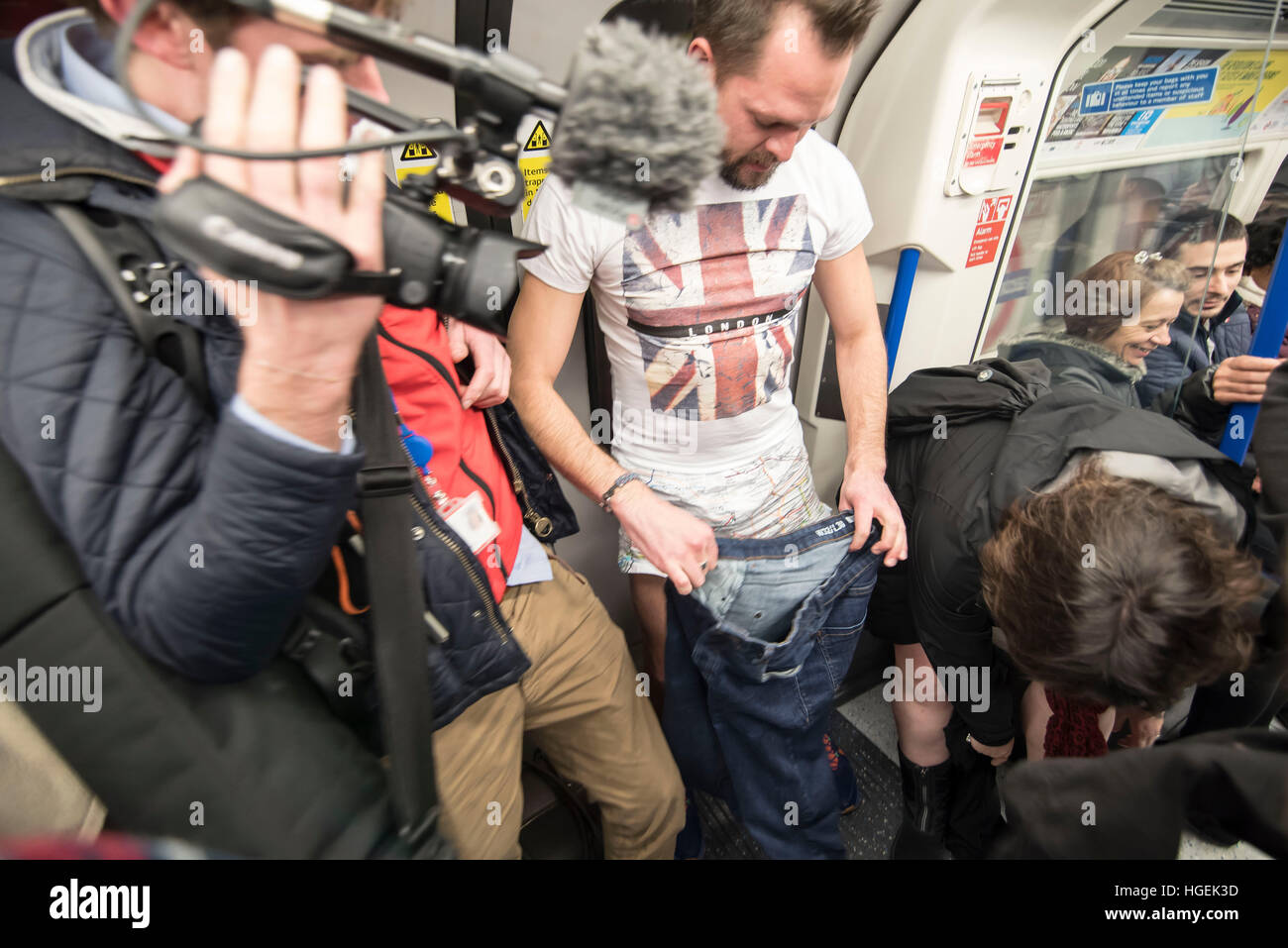 No trousers tube ride 2017 hi-res stock photography and images - Alamy