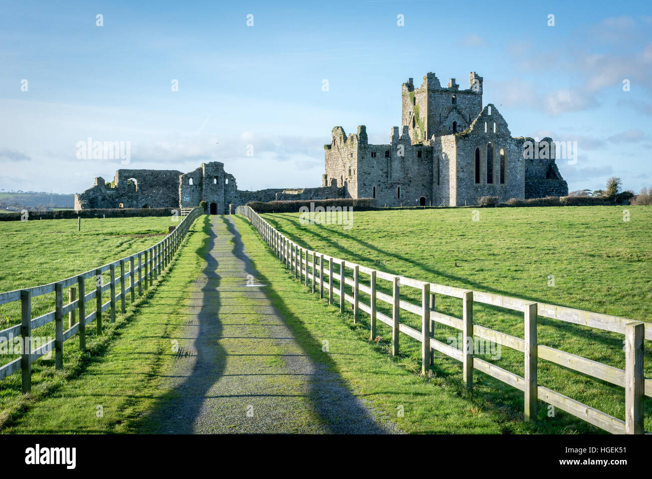 Dunbrody Abbey heritage site along Ireland's Ancient East touring route ...