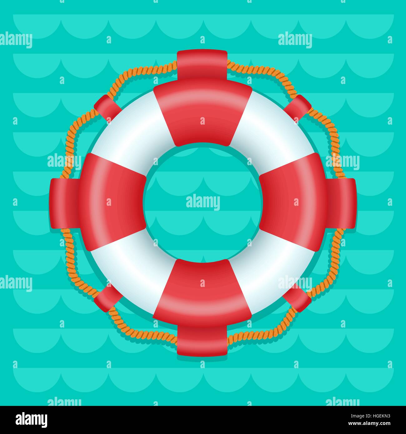 Lifebuoy cartoon style color vector icon Stock Vector Image & Art - Alamy