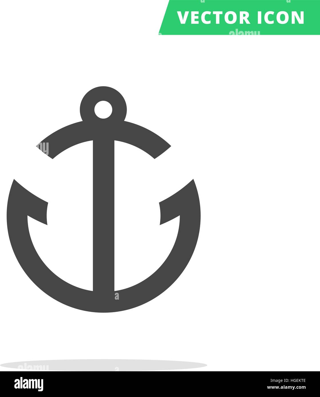 Ship anchor vector icon Stock Vector Image & Art - Alamy