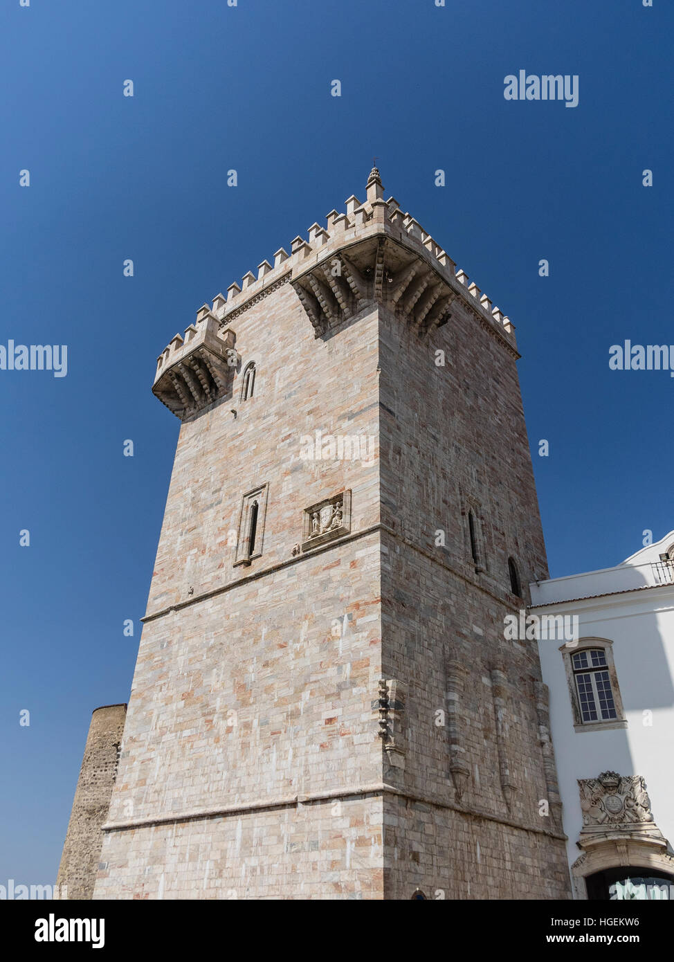 Castle, Estremoz, Portugal. The region around Estremoz has been ...