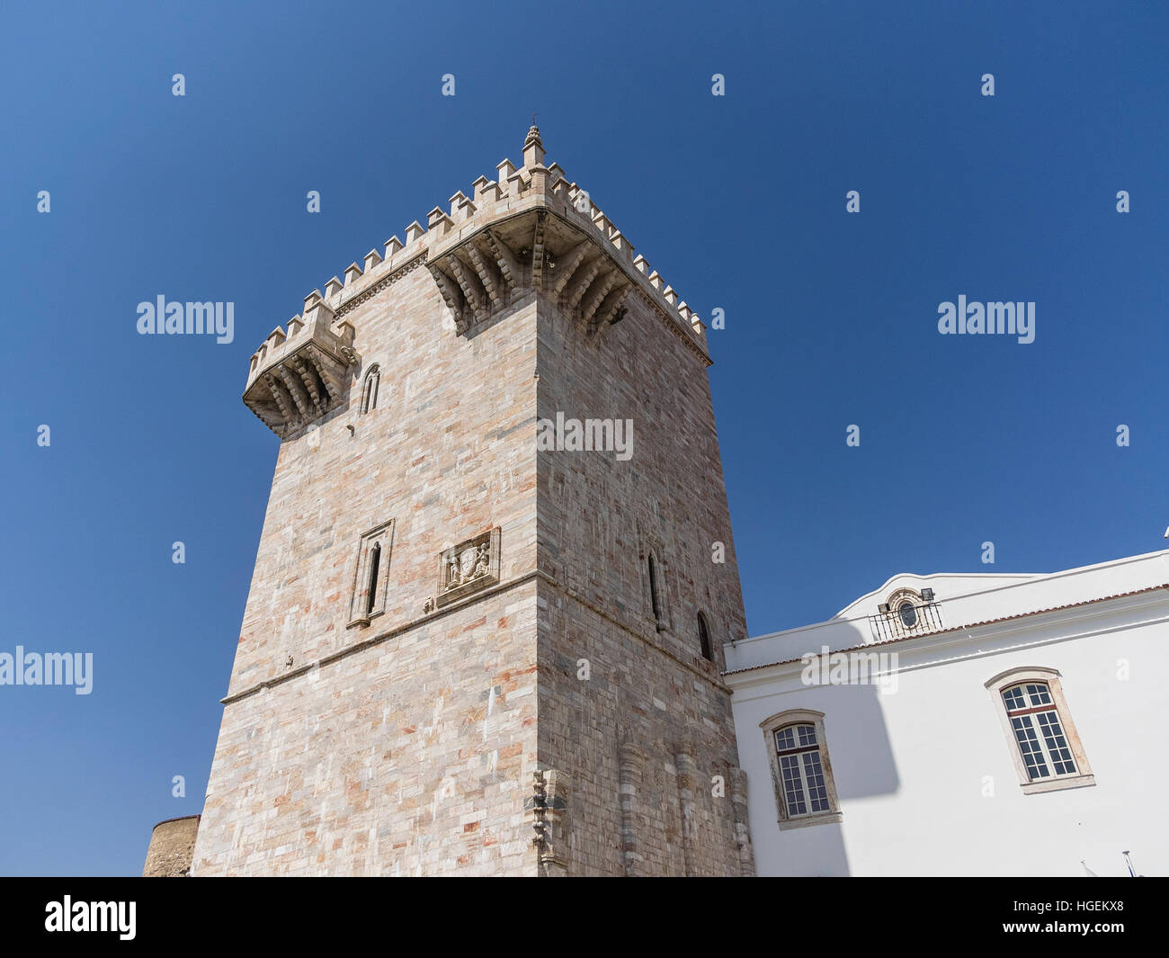 Castle, Estremoz, Portugal. The region around Estremoz has been ...