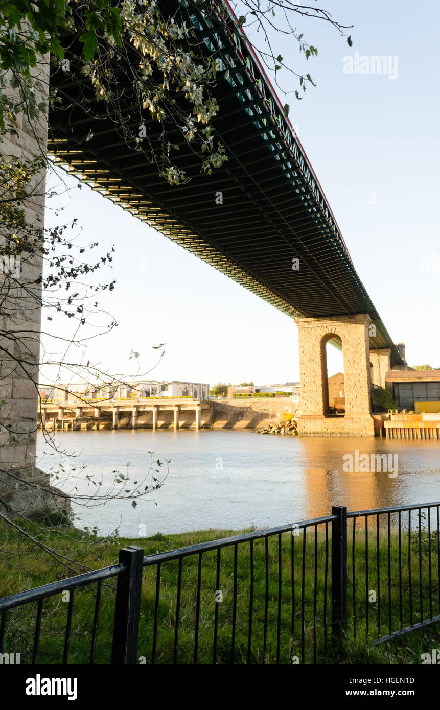 Queen Alexandra Bridge (1909), spanning the River Wear in Sunderland ...