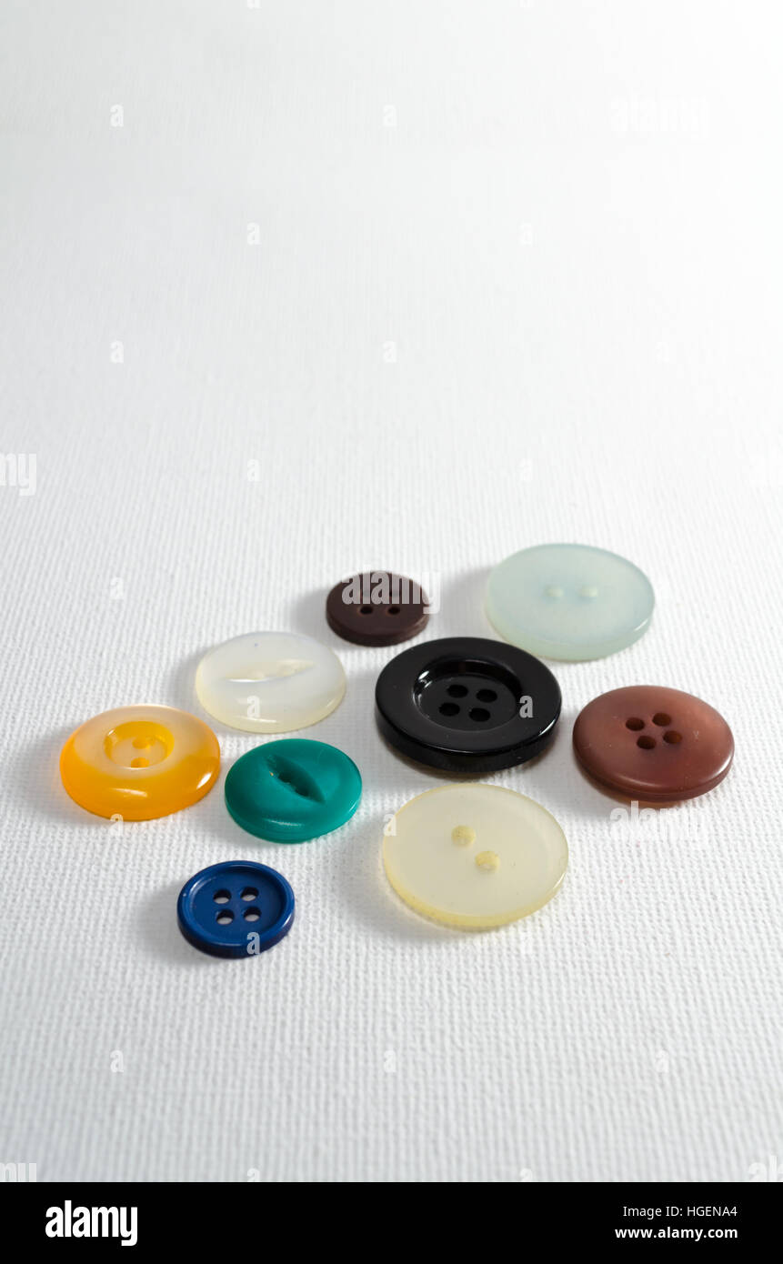 A Studio Photograph of Assorted Buttons Stock Photo - Alamy