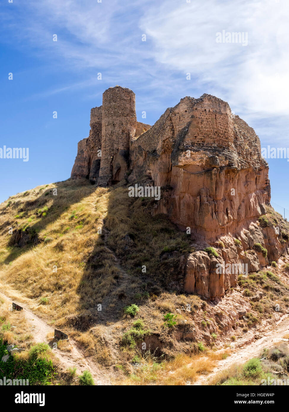 Arnedo castle image Stock Photo - Alamy
