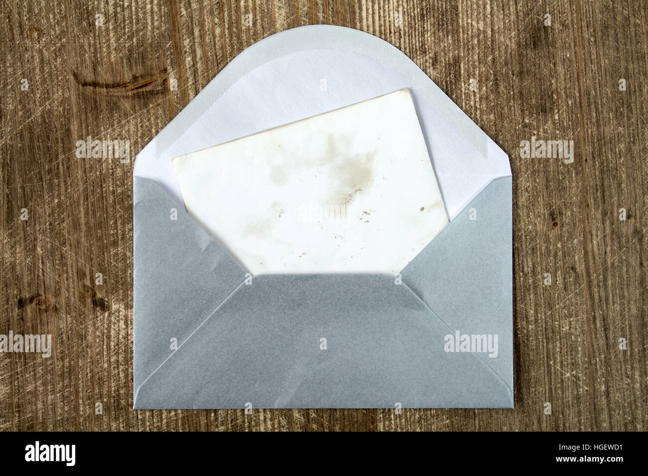 Silver envelope hi-res stock photography and images - Alamy