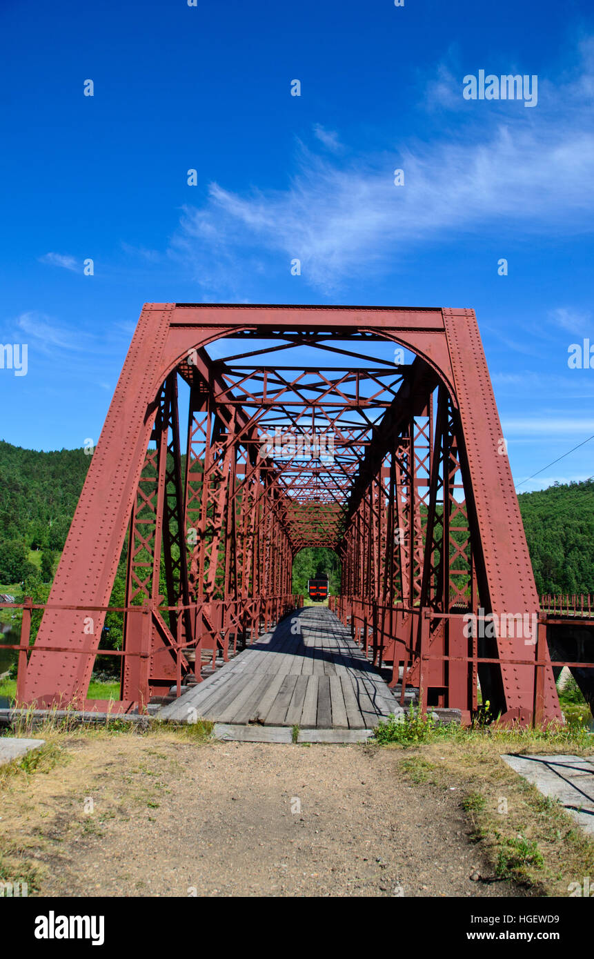 Trans siberian railroad bridge hi-res stock photography and images - Alamy