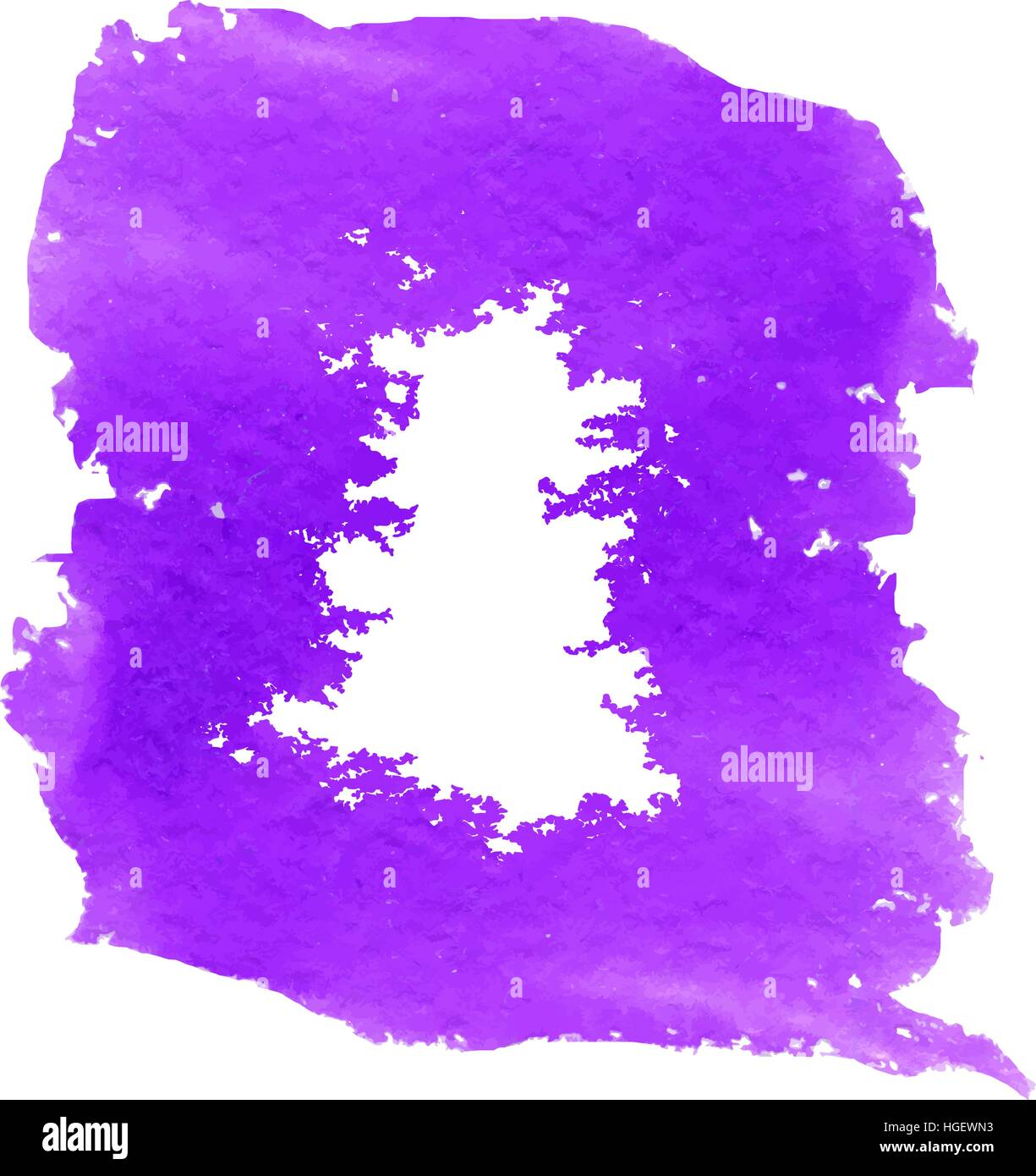 Purple watercolor banner design, bright vector illustration Stock ...